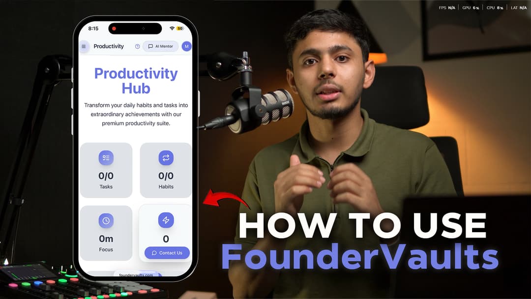 Founder Vault – Startup School with AI Tools, Courses, and Mentors